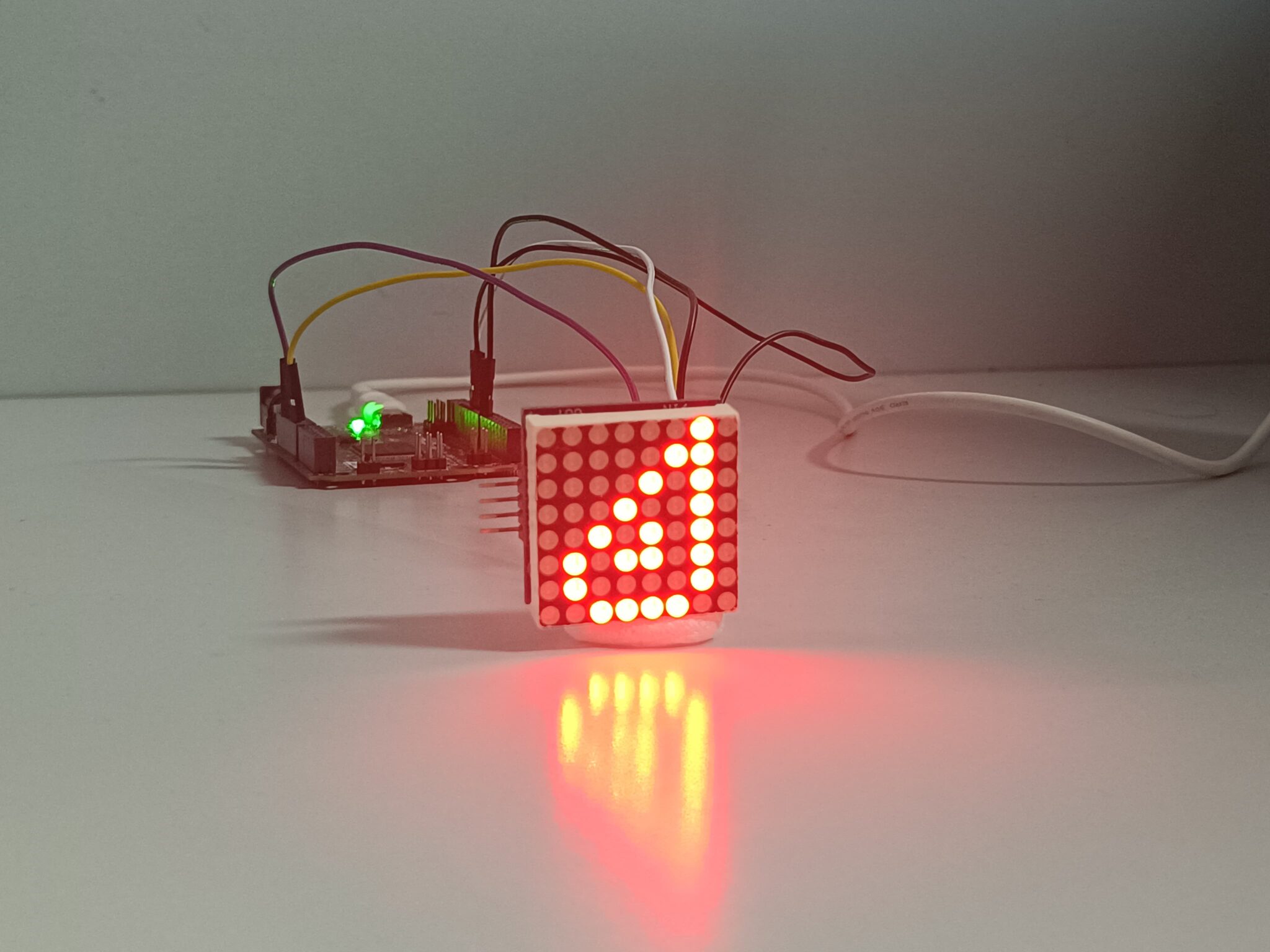 Robot eyes using 8×8 LED DOT Matrix with VEGA ARIES boards – VEGA ...
