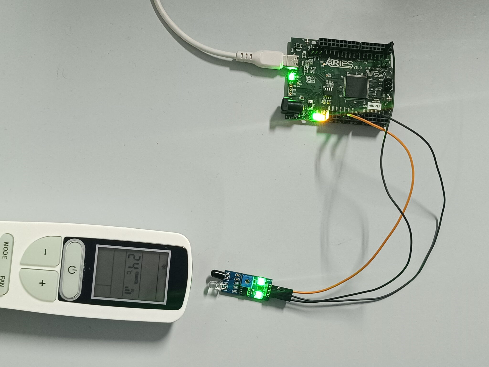 Interfacing HW-201 IR proximity sensor with VEGA ARIES boards – VEGA ...