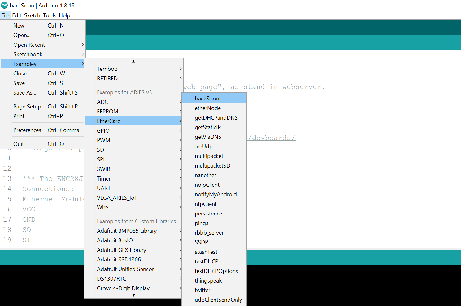 Interfacing Ethernet Module with VEGA ARIES Boards – VEGA processors blog