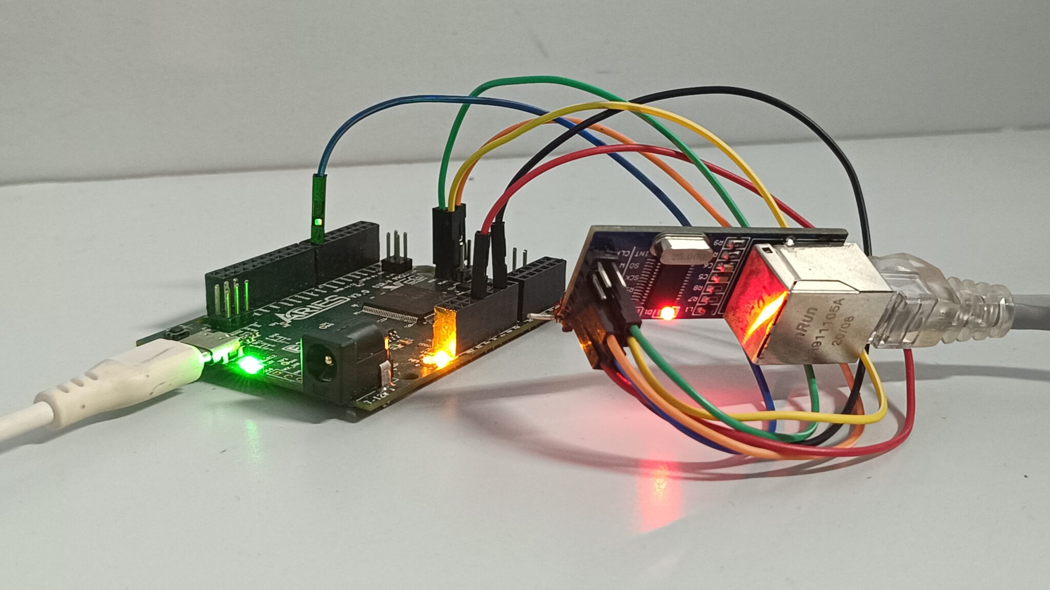 Interfacing Ethernet Module with VEGA ARIES Boards – VEGA processors blog